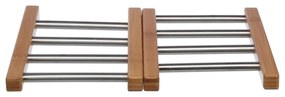 5Five Nastavitelná podložka pod hrnec z bambusu a nerezové oceli