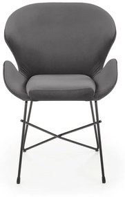 Halmar Jídelní židle K458 - šedá