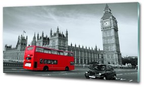 Wallmuralia Foto-obraz fotografie na skle Londýnský autobus 100x50