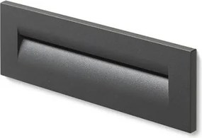 RED R12628 RASQ zápustná do stěny antracitová 230V LED 8.5W IP65 3000K - RED - DESIGN RENDL