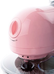 TEMPO-KONDELA KANTE, kuchyňský robot, 1800 W, 5 l, růžová / chrom