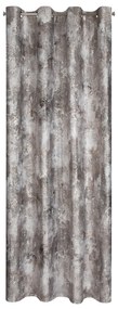 ZATEMŇOVACÍ ZÁVĚS NA KROUŽCÍCH ESTER 140X250 CM VZOROVANÁ