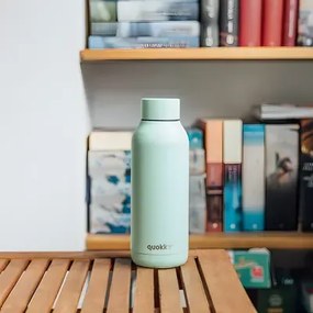 Quokka Solid světle zelená / Nerezová termoláhev / 510 ml / dvouplášťo