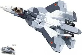 Sluban Model Bricks M38-B0986 Proudový stíhací letoun Su-57 2 / LEGO -