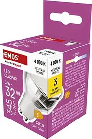 Emos Classic MR16 / LED žárovka / GU10 / 4,2W (náhrada 35W) / 333lm /
