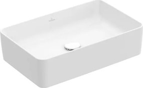 Villeroy & Boch Collaro umyvadlo na desku 56x36 cm alpská bílá bez otvoru na baterii 4A2056R1