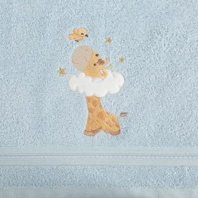 DĚTSKÝ FROTÉ RUČNÍK BABY41 70X140 CM SVĚTLEMODRÁ