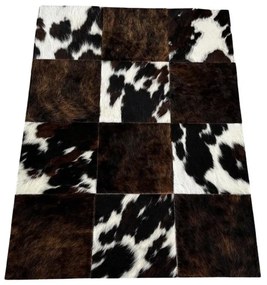 Kožený koberec AROS exotic tricolor S 2 S