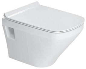 Duravit DuraStyle - Závěsné WC, sedátko SoftClose, Rimless, bílá 45710900A1