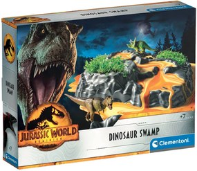 CLEMENTONI Jurský svět 3 Dinosauři v bažině kreativní set vědecké experimenty 19206te