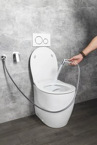 Aqualine Aqualine, DAPHNE podomítková baterie s bidetovou sprškou, DH841-01
