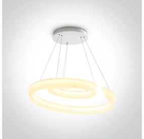ONE Light 63112/W závěsné LED svítidlo, bílé, 60W, 3000K, ø92cm, IP20
