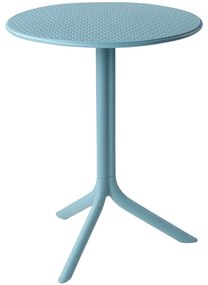 OnaDnes -20% Nardi Světle modrý plastový zahradní stolek Step 60,5 cm