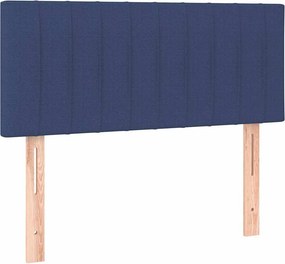 Box spring postel s matrací modrá 100 x 200 cm textil 3126387
