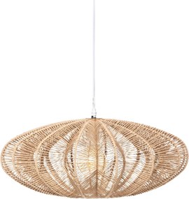 Pletená závěsná lampa Tery, Ø 57 cm