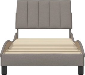 Rám postele bez matrací Hanko taupe 90x200 cm textil 3310367