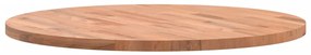 Stolní deska Ø 70 x 2,5 cm kulatá masivní bukové dřevo - Default Title
