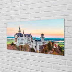 akrylový obraz Německo Castle podzim Munich 140x70 cm