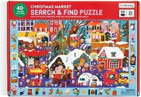 Mudpuppy Puzzle Hledej a najdi Vánoční trh / 64 dílků / od 4 let