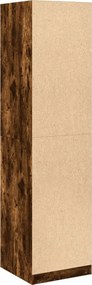 Šatní skříň kouřový dub 50 x 50 x 200 cm kompozitní dřevo 3307787