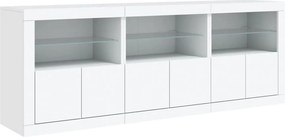 Příborník s LED osvětlením bílý 181,5 x 37 x 67 cm 3209002