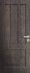 Interiérové dveře vasco doors LISBONA plné, model 2 Průchozí rozměr: 70 x 197 cm, Orientace dveří: Levé dveře, Dekor: Dub kartáčovaný