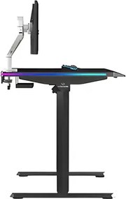 ULTRADESK Quest černá / Herní stůl / 140 x 70 x 72 - 120 cm / nastavit