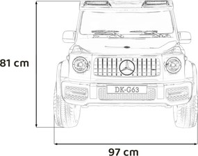 Ramiz Auto Mercedes Benz G63 AMG XXL červené
