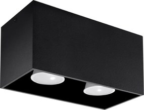 Sollux Lighting Stropní svítidlo QUAD černé