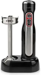 Nedis KAHB600BK stříbrná / Ruční mixér / 100 W / 1 rychlost
