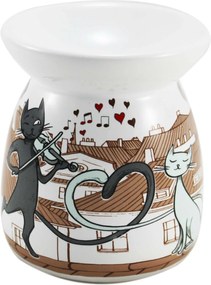 Home Elements keramická aromalampa Cats in the City