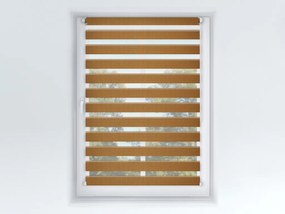 FEXI Roleta Den a noc, Origin slim karamel, A 038, 220x100 cm