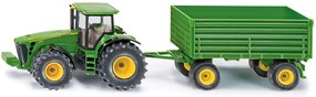SIKU Farmer - traktor John Deere s vlekem, 1:50