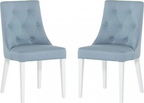 Casarredo - Komfort nábytek Designová jídelní židle MEDE, Carabu výběr barev, (2ks) | barva: szy-dub-čokoládový,potah: carabu 08