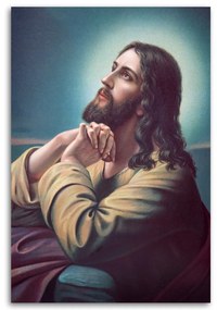 Obraz na plátně RELIGIÓZNÍ Ježíš v zahradě olivovníků - 40x60 cm