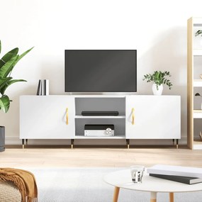 TV skříňka bílá 150 x 30 x 50 cm kompozitní dřevo - Default Title