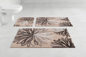 GRUND ART - Koupelnová předložka taupe-béžová Rozměr: 50x60 cm s výřezem pro WC