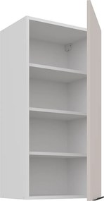 COMO | horní skříňka 45 G-90 1F policová | 45 cm | VYSOKÁ | bílá/kašmír