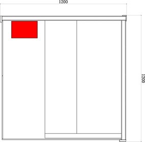 BPS-koupelny Finská sauna Relax  120x120, 2 osoby