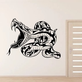 Had zmije - vinylová samolepka na zeď - 100x73cm