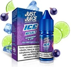 Just Juice Salt Ledový černý rybíz & limetka 10ml (11mg)