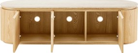 House Nordic TV stolek LARVIK světlý 160×40 cm 3201030