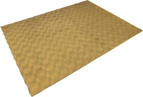Obsession, Kusový koberec Diamond Cut 800 Honey, 80x150, hnědá, ložnice