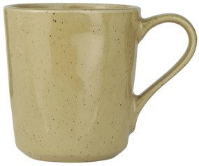 IB LAURSEN Kameninový hrnek Mustard Dunes 400 ml, žlutá barva, keramika