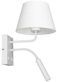 Luminex | Nástěnná lampa ARDEN 1xE27/60W+1xG9/8W/230V bílá | LU3437