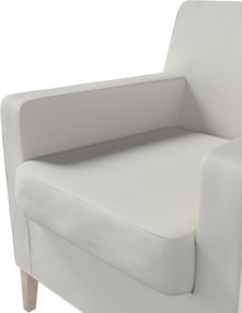 Potah na křeslo IKEA Karlstad barva šedá látka pletený vzor