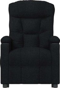 Elektrické polohovací křeslo černé textil 3098817