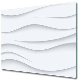 Skleněná krájecí deska Odběr vln 60x52 cm