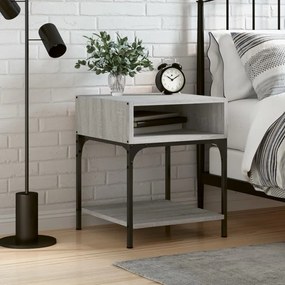 vidaXL Noční stolek 40 x 41 x 50 cm kompozitní dřevo [825881] Barva: šedá sonoma