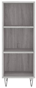 Skříň highboard šedá sonoma 34,5x32,5x180 cm kompozitní dřevo